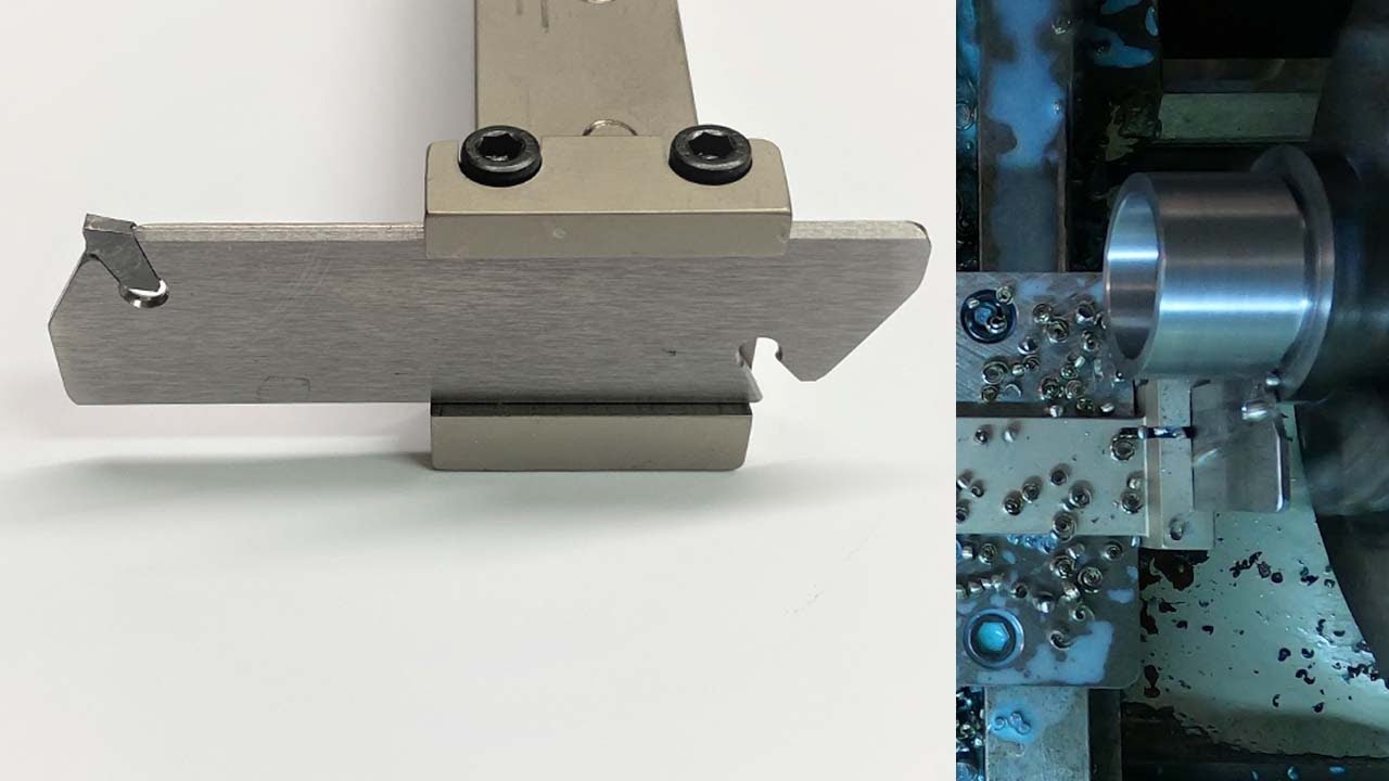 Y Axis Parting On A Prototrak Lathe - YouTube