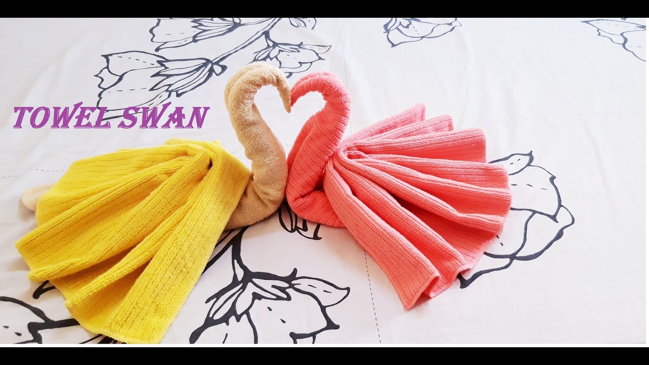 How To Make Swan Using Towel Towel Design YouTube How To Make Swan Using Towel Towel Design YouTube