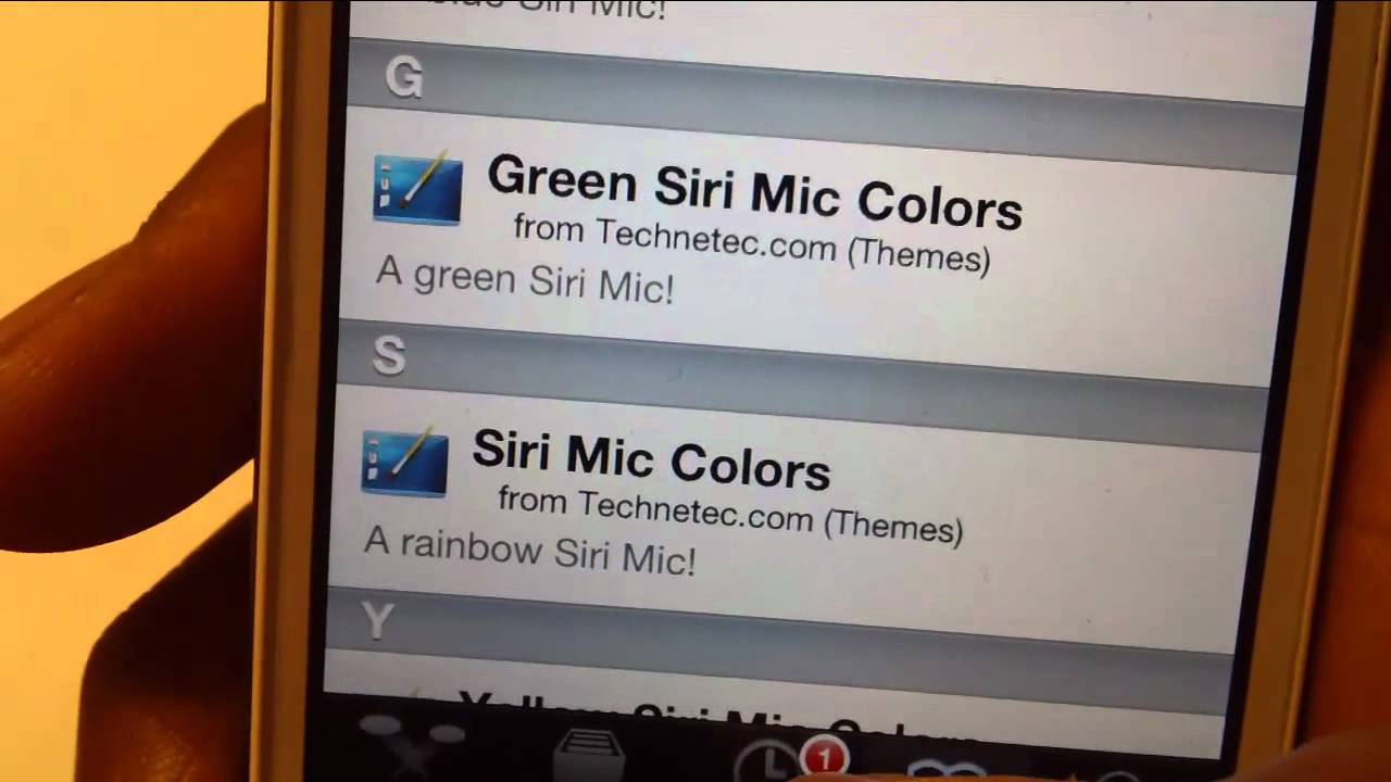 How to Change Your Siri Microphone Color - Cydia - YouTube