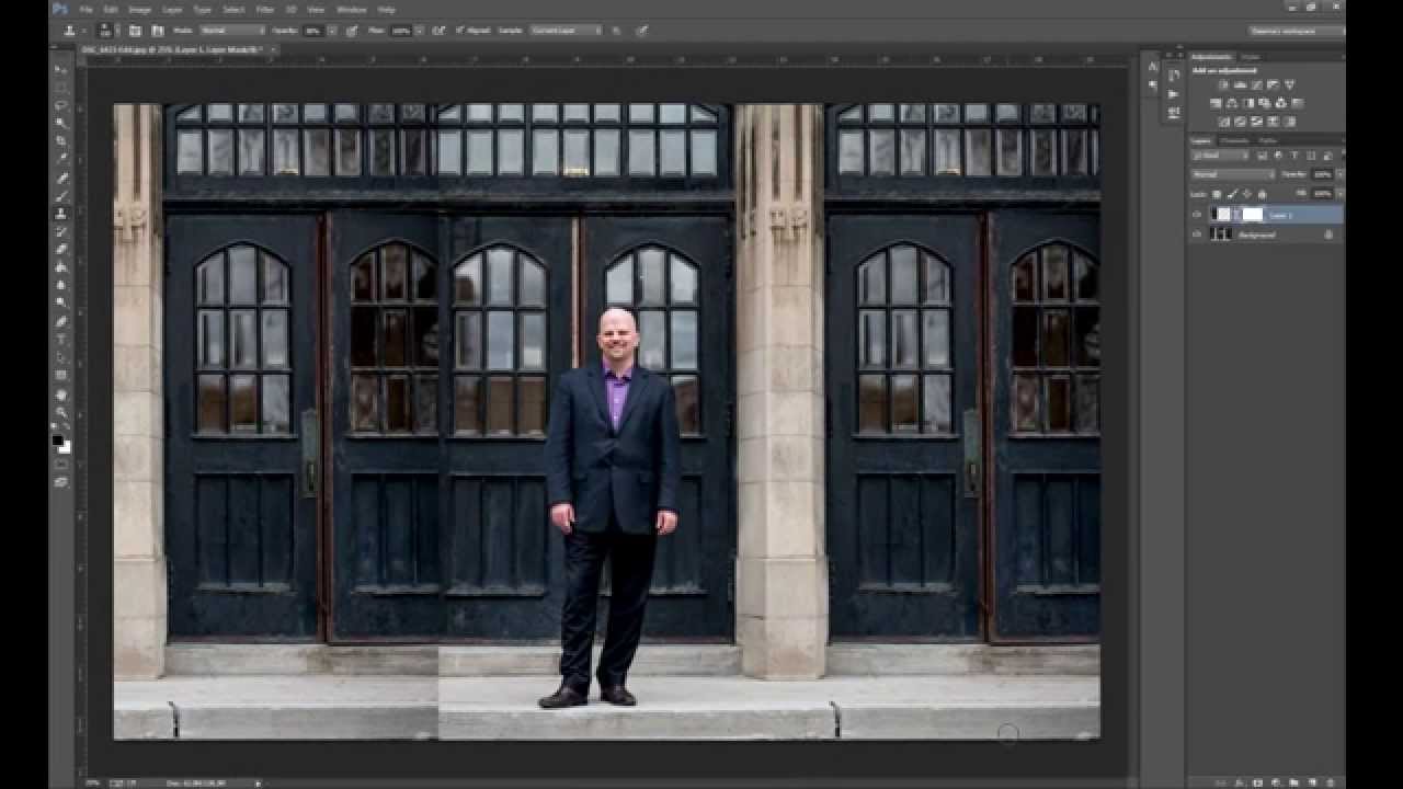 How to use Layers in Photoshop to make a composite image - YouTube