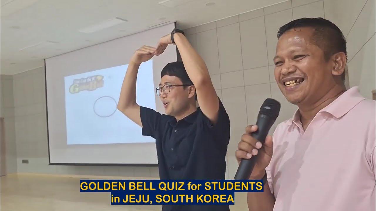 Golden Bell Quiz for Students in South Korea - YouTube