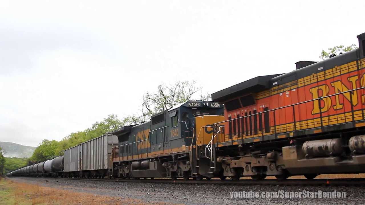 CSX K654 with BNSF leading at Automatic 41 - YouTube