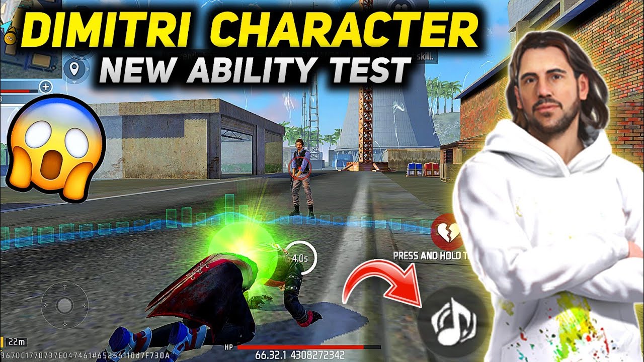 Dimitri Character Ability | Free Fire Dimitri Character Ability Test ...