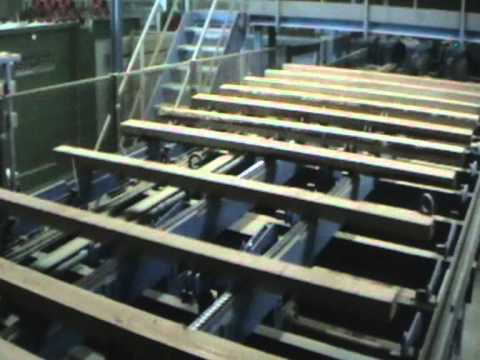 Automatic FINEGA-MEM Multiblade Circular Resaw - YouTube