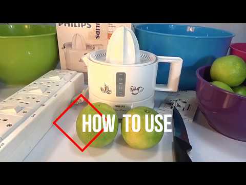 Philips HR2771 Citrus Press Juicer | How to use