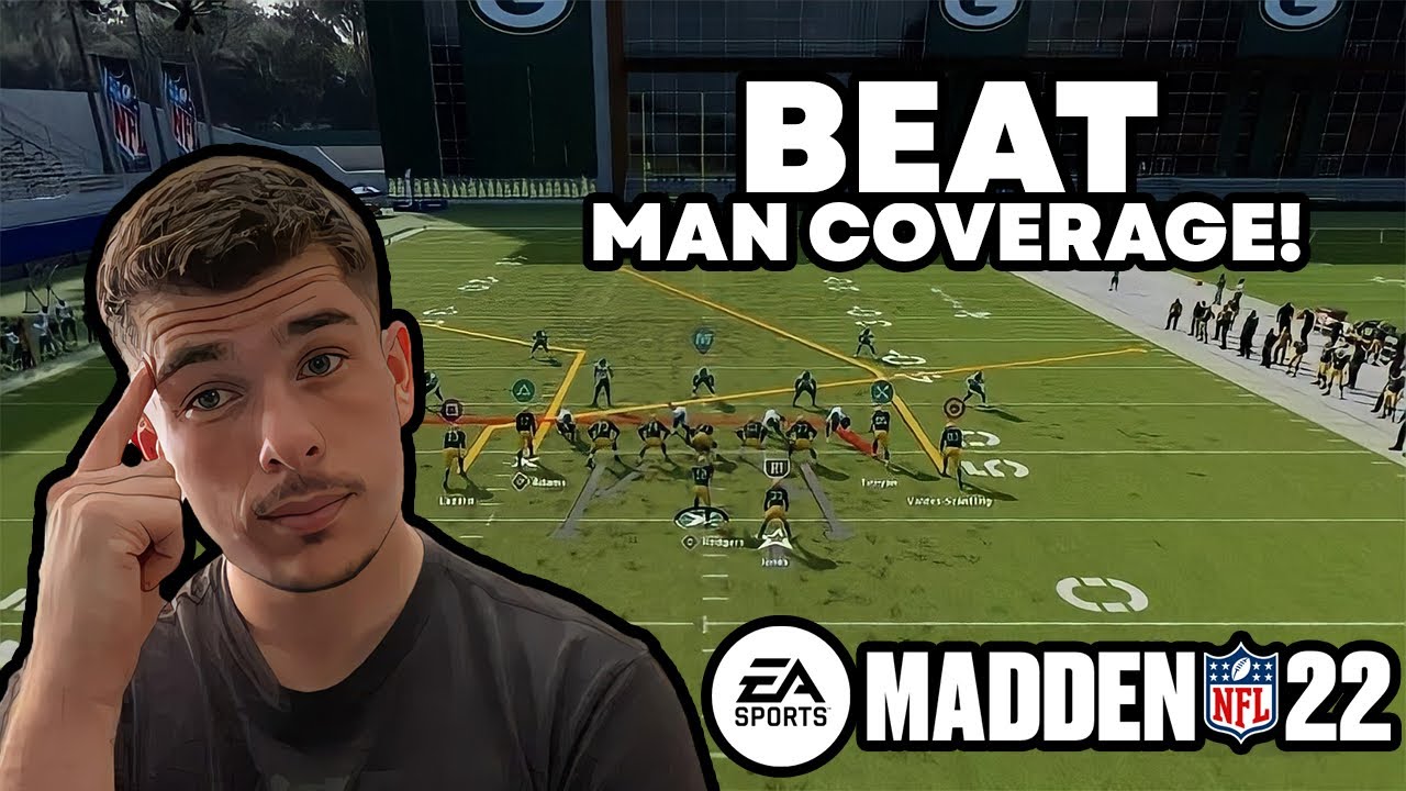 HOW TO BEAT MAN COVERAGE MADDEN 22!!! - YouTube