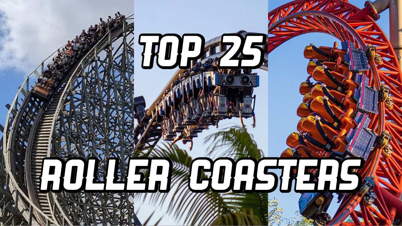 Top 25 Roller Coasters in America (2024) - YouTube