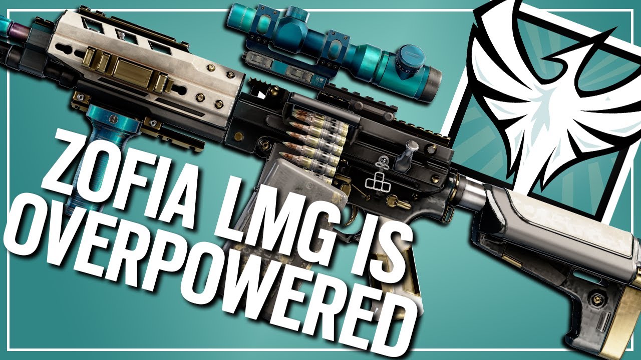 Use The LMG-E On Zofia - Rainbow Six Siege - YouTube