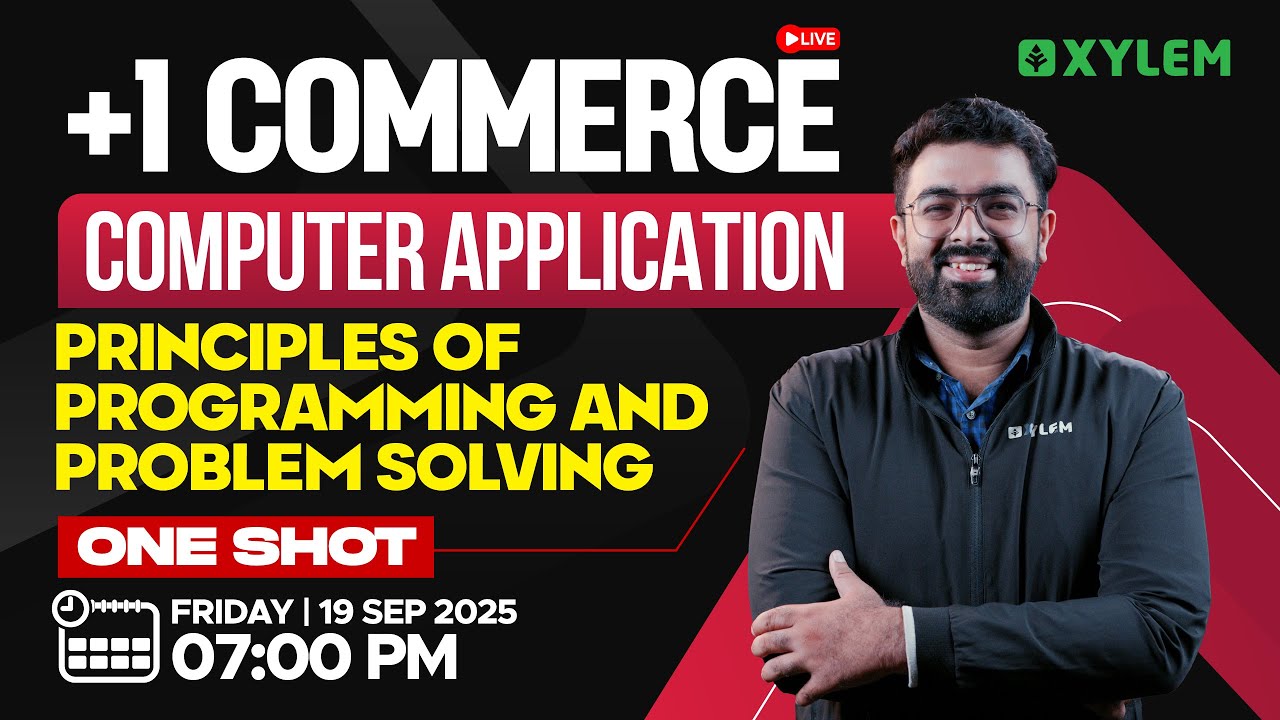 Plus One Commerce - Computer Application | Principles Of Programming ...