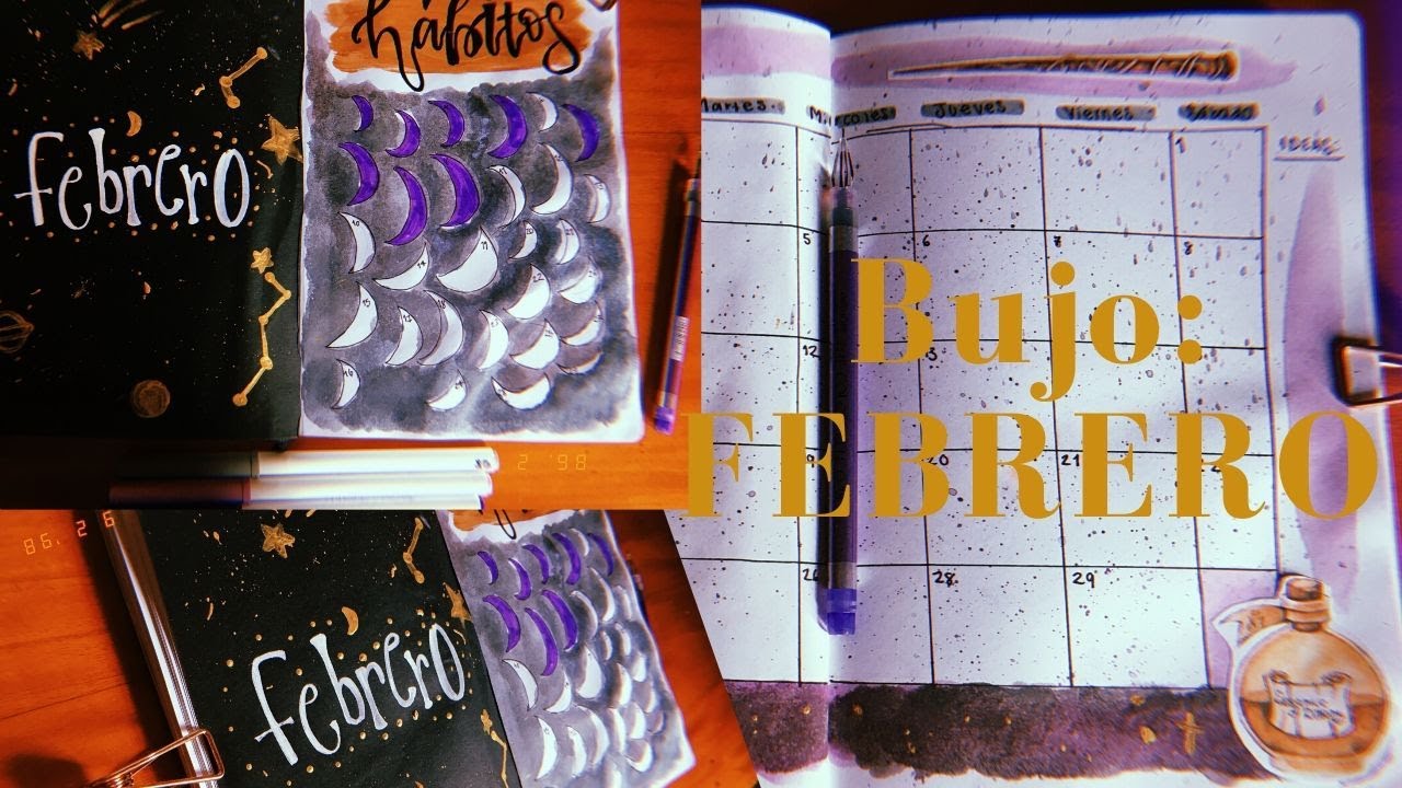 BULLET JOURNAL (FEBRERO) - YouTube