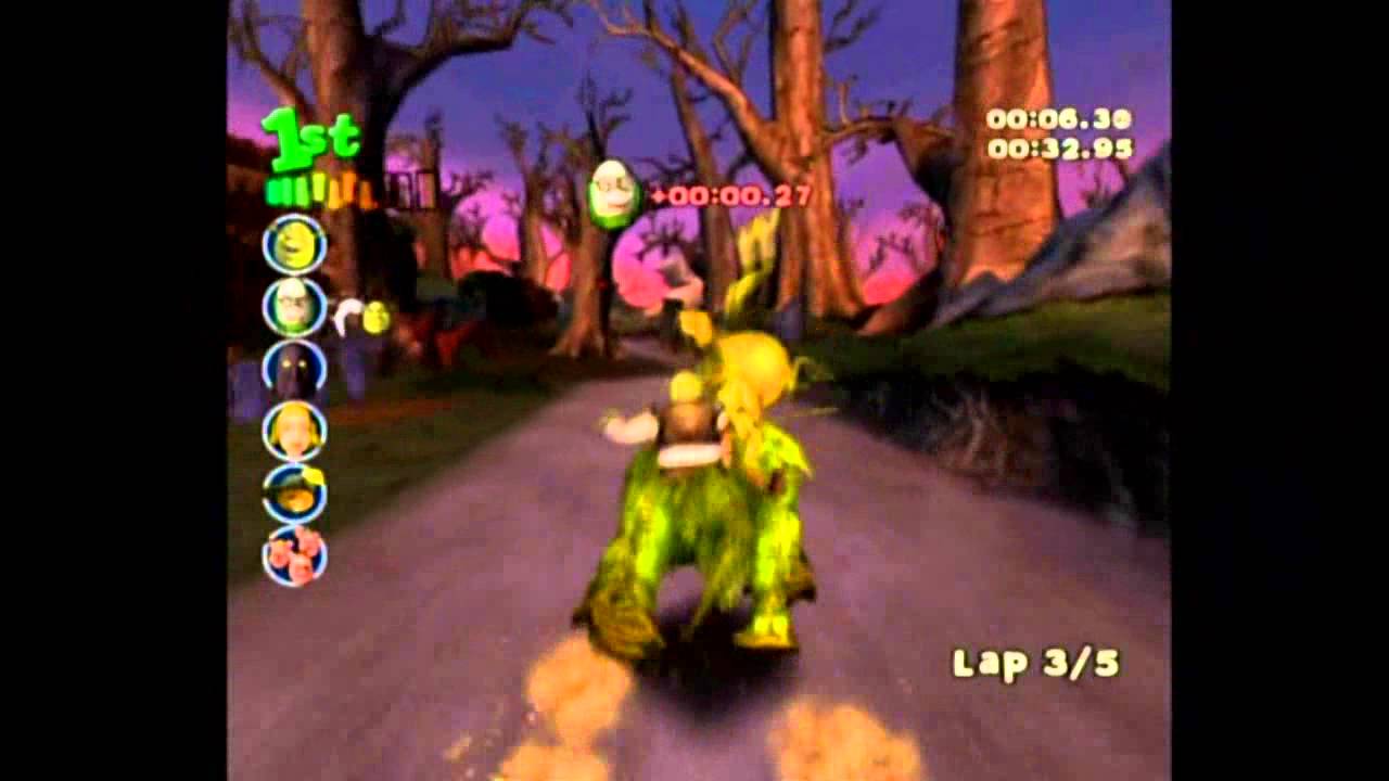 Shrek Smash 'n' Crash Racing Tournament Mode Gamecube #1 - YouTube