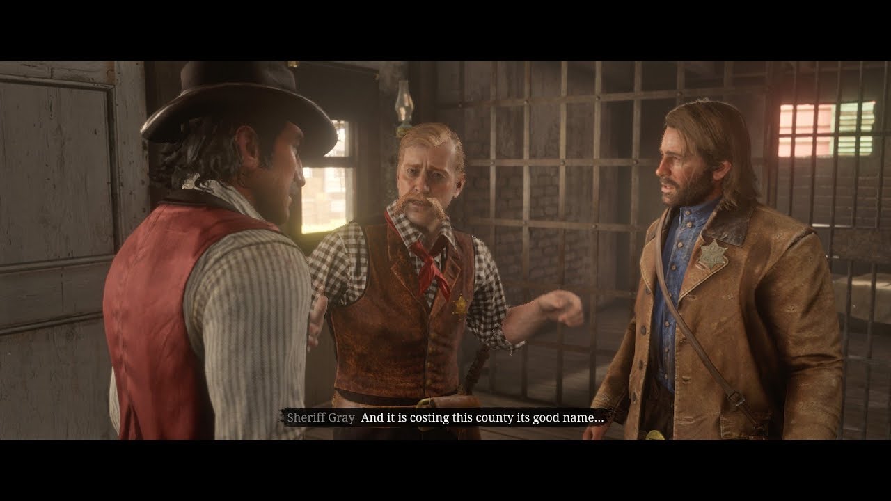 Helping Out Sheriff Gray Red Dead Redemption 2 - YouTube