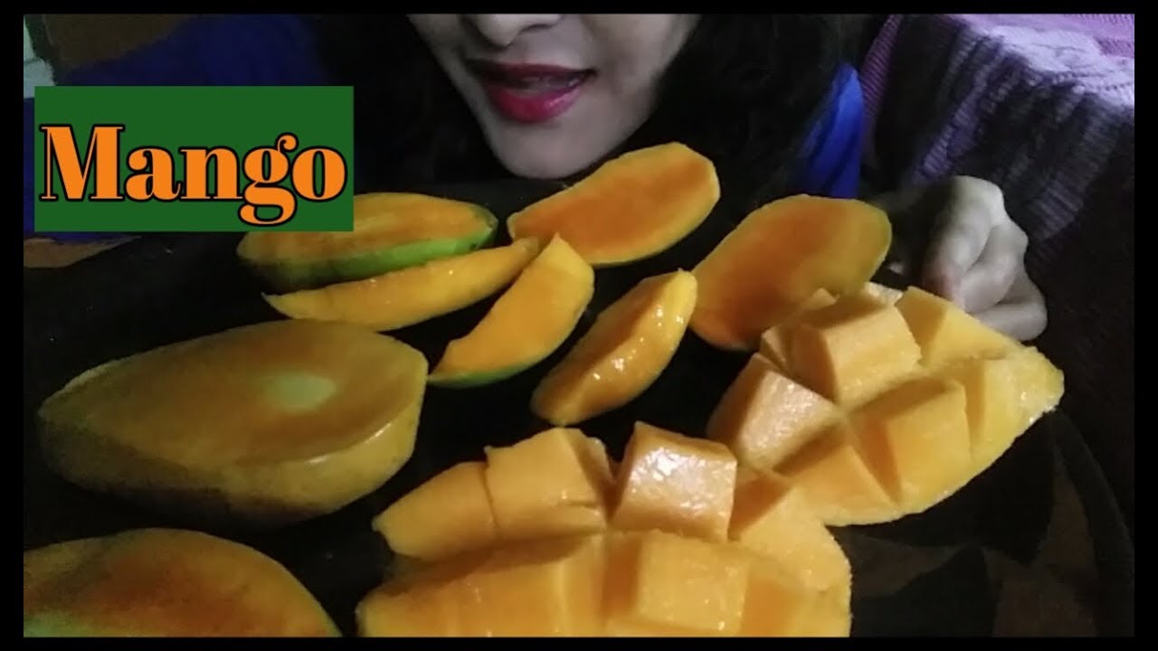 *Mango Mukbang || messy eating || no talking||Foodie ppHere - YouTube