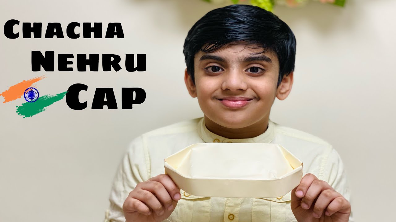 How to make Nehru Cap | Indian Cap | Children’s Day special | Origami ...