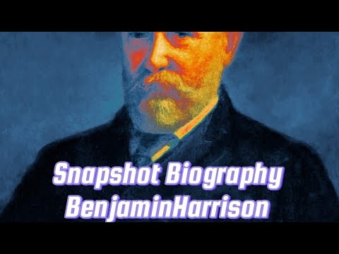 Snapshot Biography of Benjamin Harrison the 23rd President of the ...
