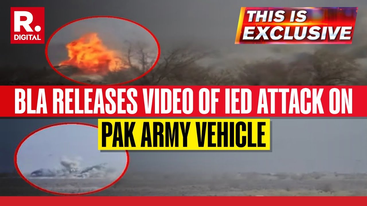 This Is Exclusive: BLA Attacks Armoured Pakistan Army Vehicle, Releases ...