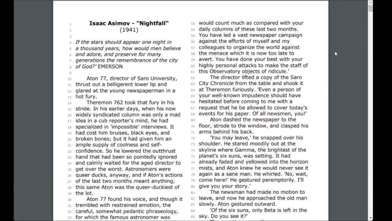 Nightfall by Isaac Asimov Audiobook - YouTube