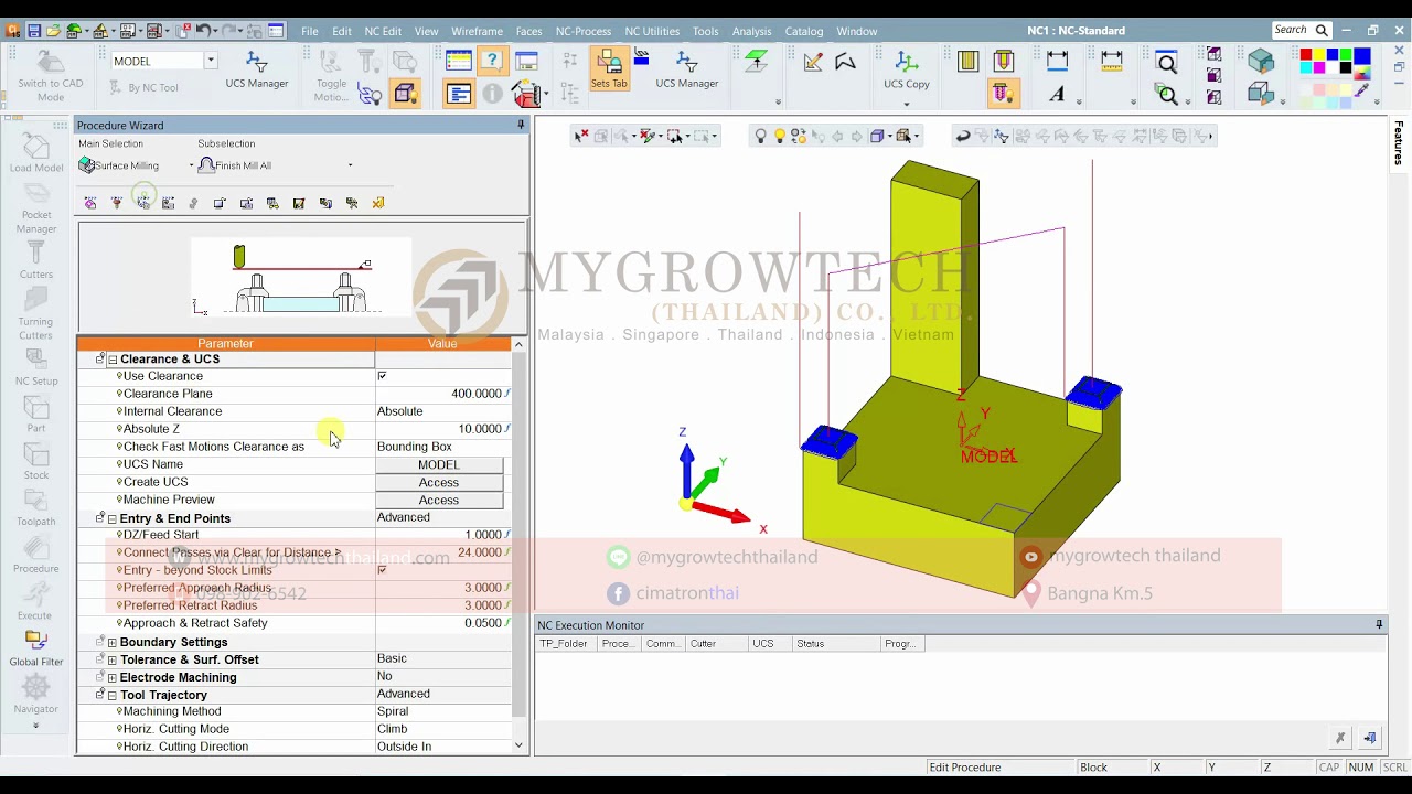 Cimatron 15 - การยกทางเดินทูลที่รวดเร็วและปลอดภัย Fast motion ...