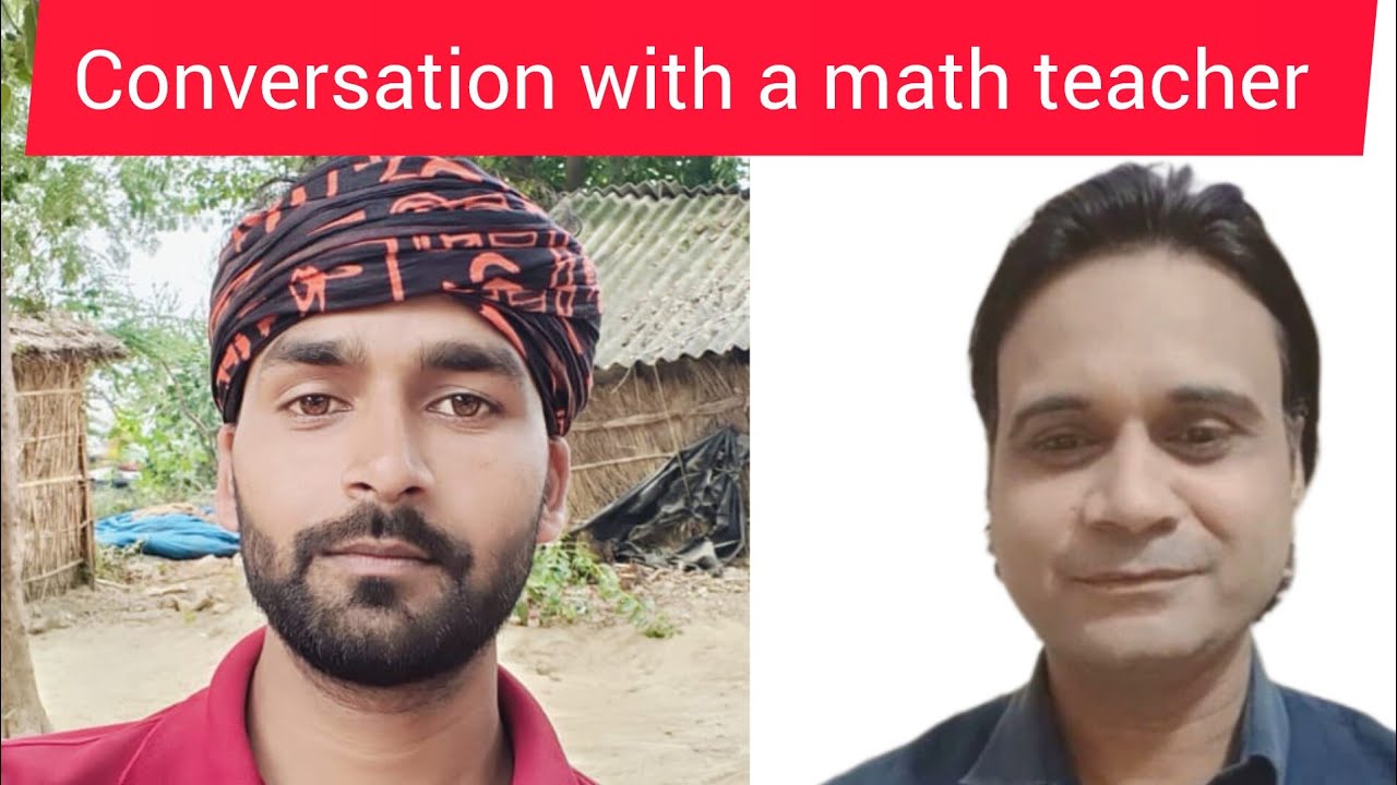 Conversation with a math teacher - YouTube