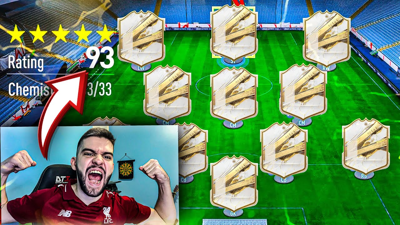 HISTÓRICO! FULL ICON NO FUT DRAFT!! CONSEGUI MAIS DE 25 ICONS!! FIFA 23 ...