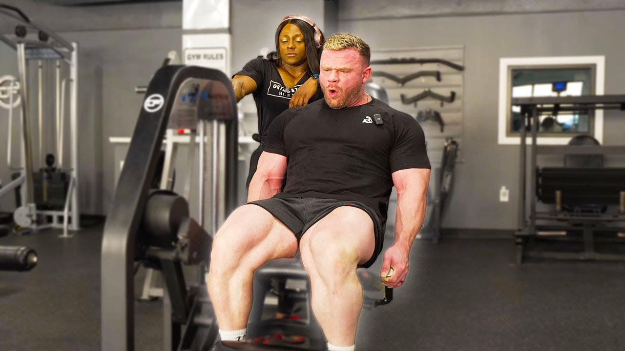 I trained with 4x Olympia Andrea Shaw - Full Leg Workout - YouTube