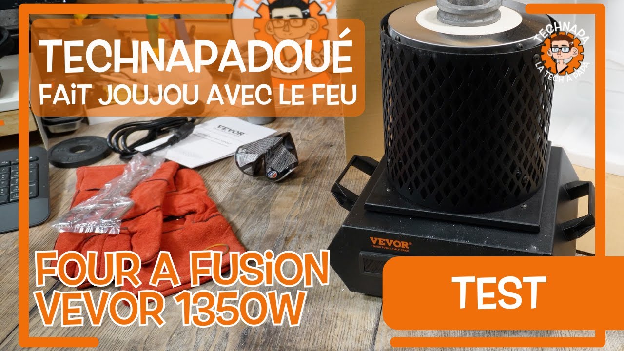 Test du Four de Fusion Automatique Électrique 1350w VEVOR - YouTube