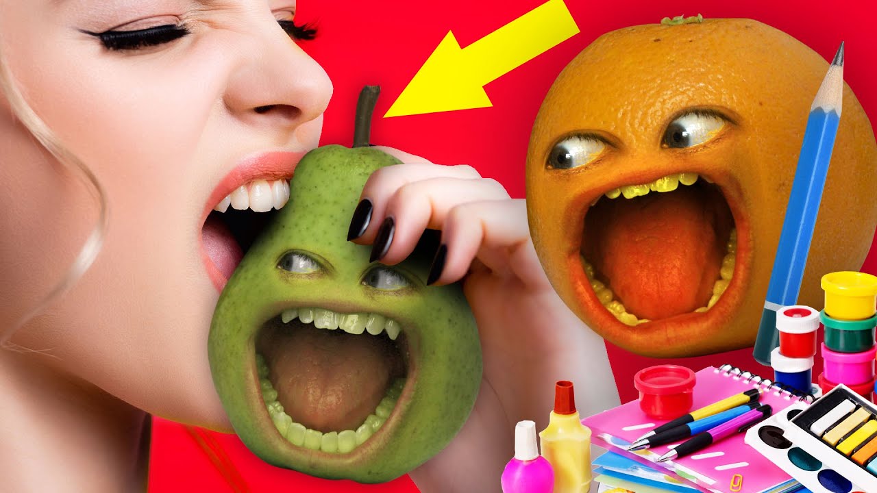 Annoying Orange - Draw It Or Eat It Challenge! - YouTube