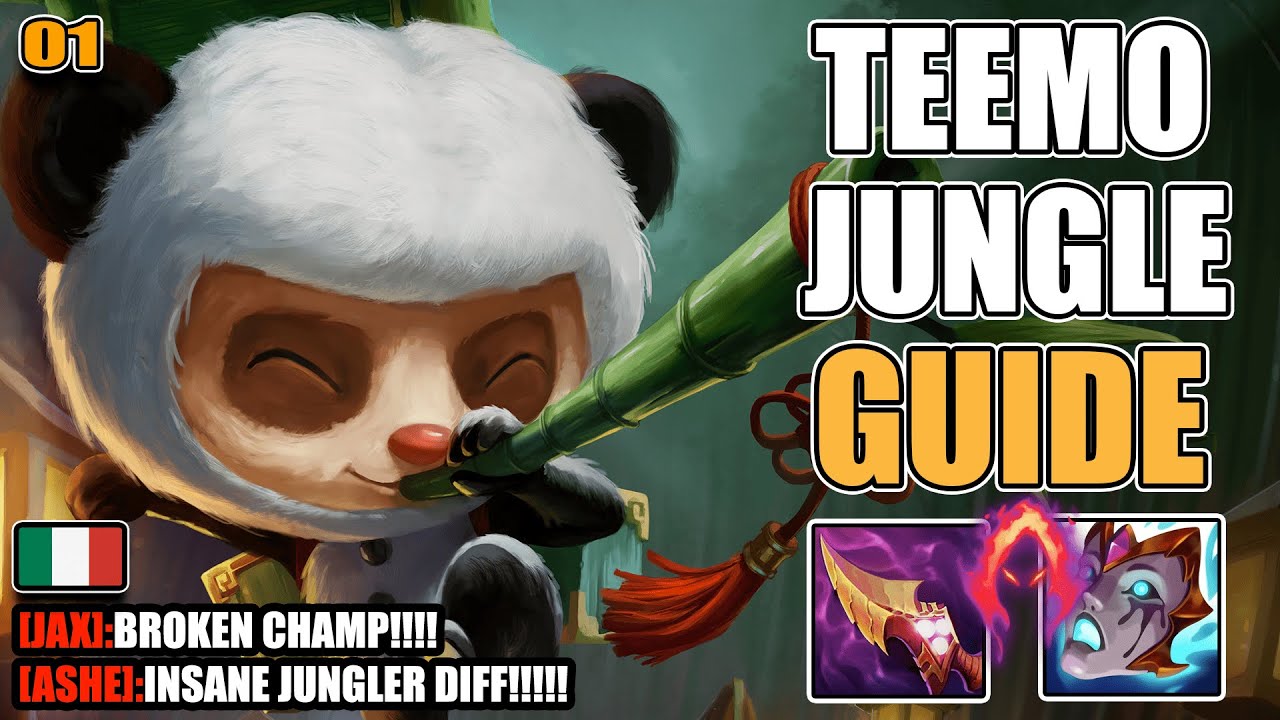 💙 TEEMO JUNGLE SPIEGATO BENE 🔥 | Guida Completa ITA su Macro, League of ...