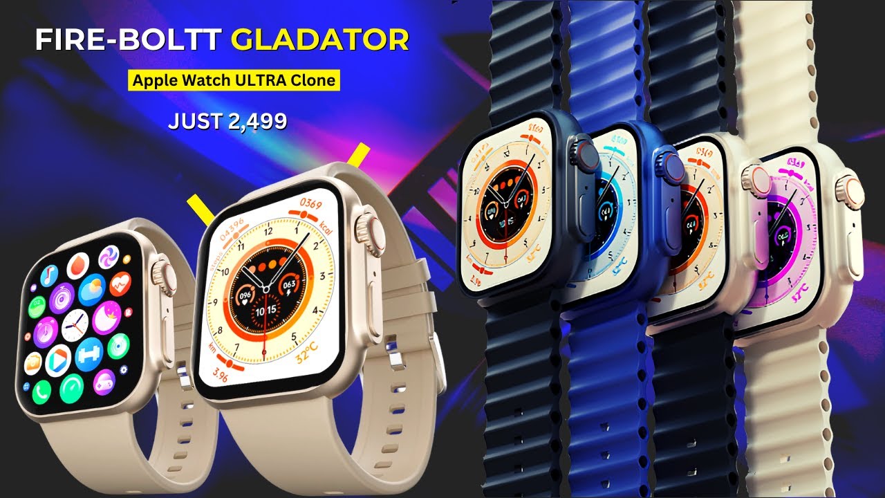 Fire Boltt Gladiator full specification and Price || Apple Watch Ultra ...