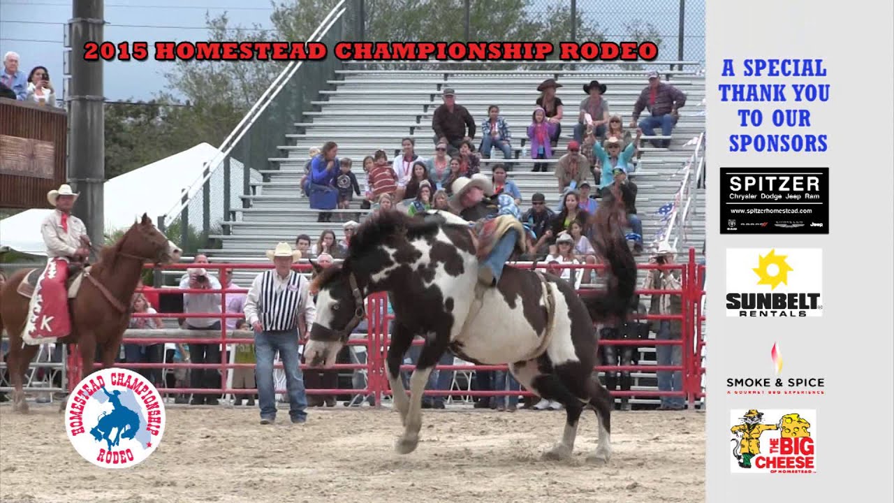 2015 HOMESTEAD CHAMPIONSHIP RODEO - YouTube