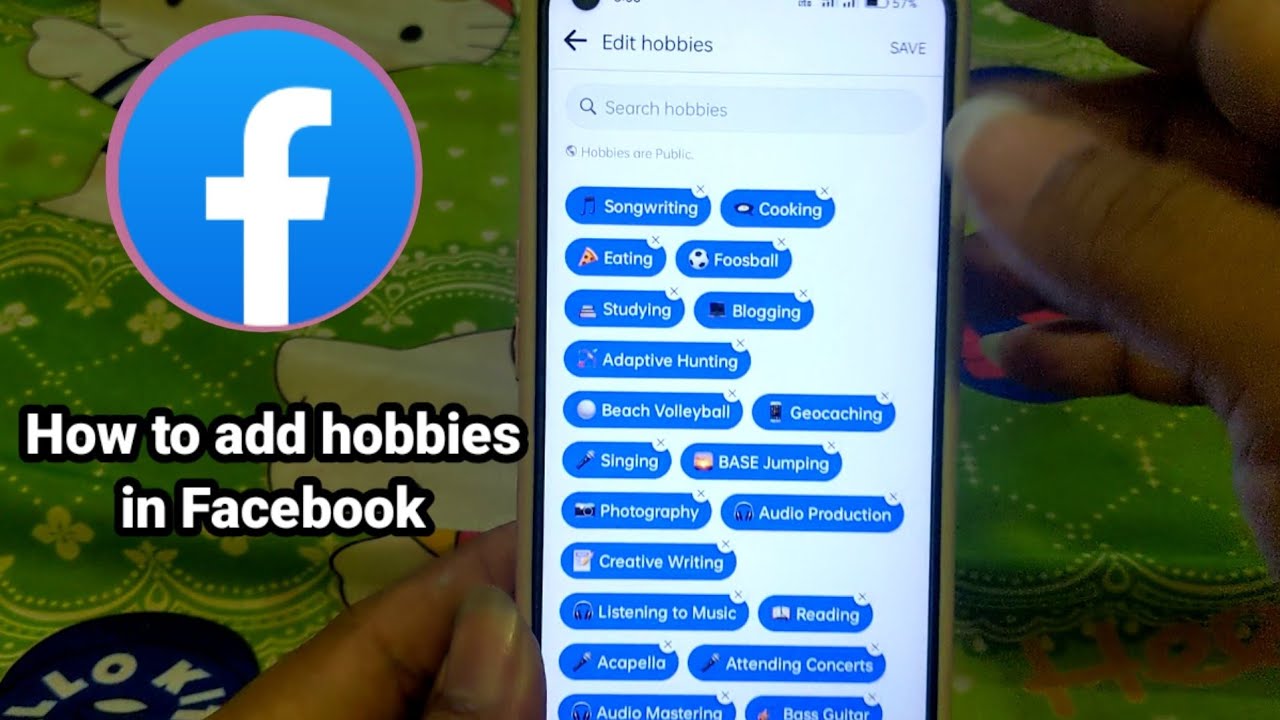 How to add hobbies in Facebook , របៀបបន្ថែមចំណូលចិត្តនៅក្នុង facebook ...