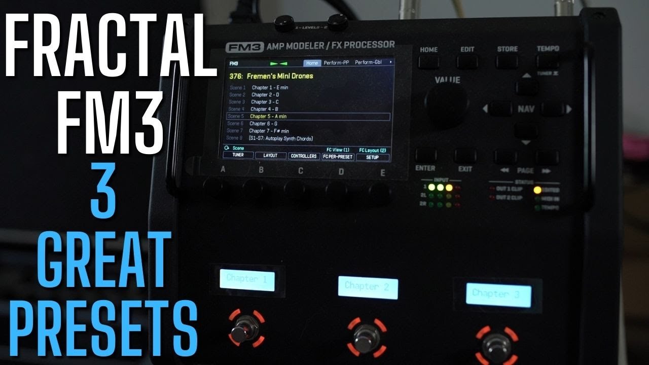 Fractal FM3 - 3 Of my Favourite Factory Presets - Dumbles, Trainwrecks ...