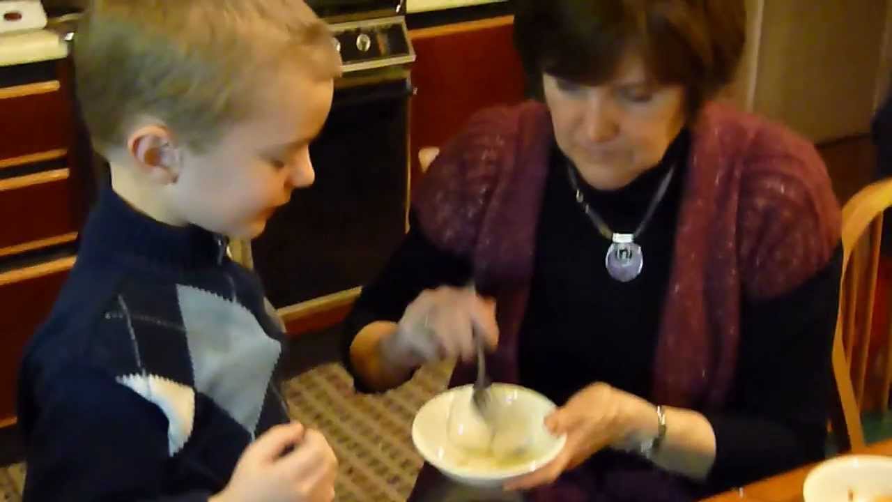 Don't like it! - Picky eater Sampling rice pudding - Spit - Vomit ...