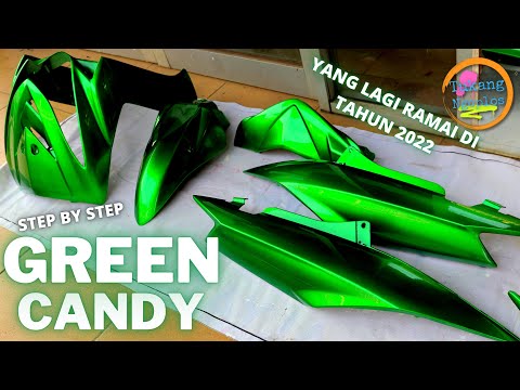 green candy -hijau candy yang lagi ramai tahun ini,mantap juga