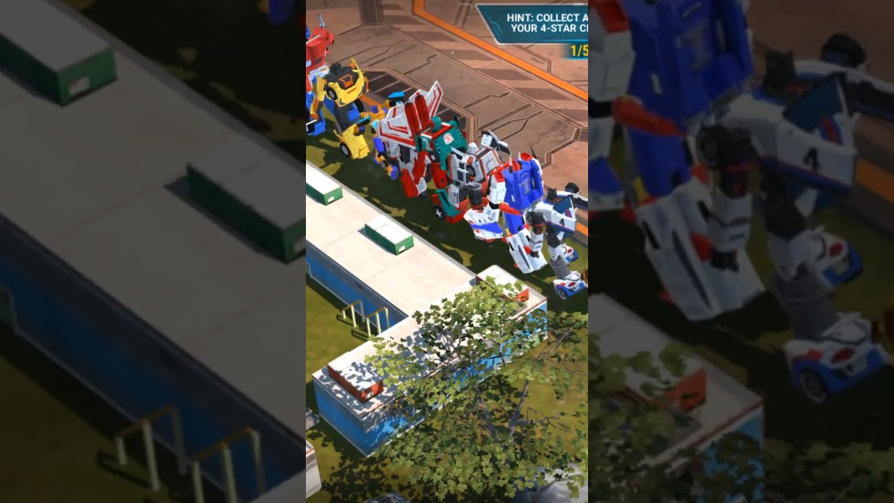 Autobot team line up and cheers Transformers earth wars - YouTube
