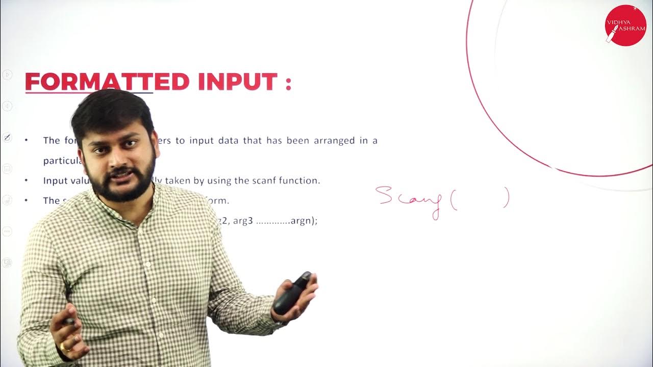 DAY 30 | COMPUTER CONCEPTS AND C PROGRAMMING | I SEM | B.C.A | INPUT ...