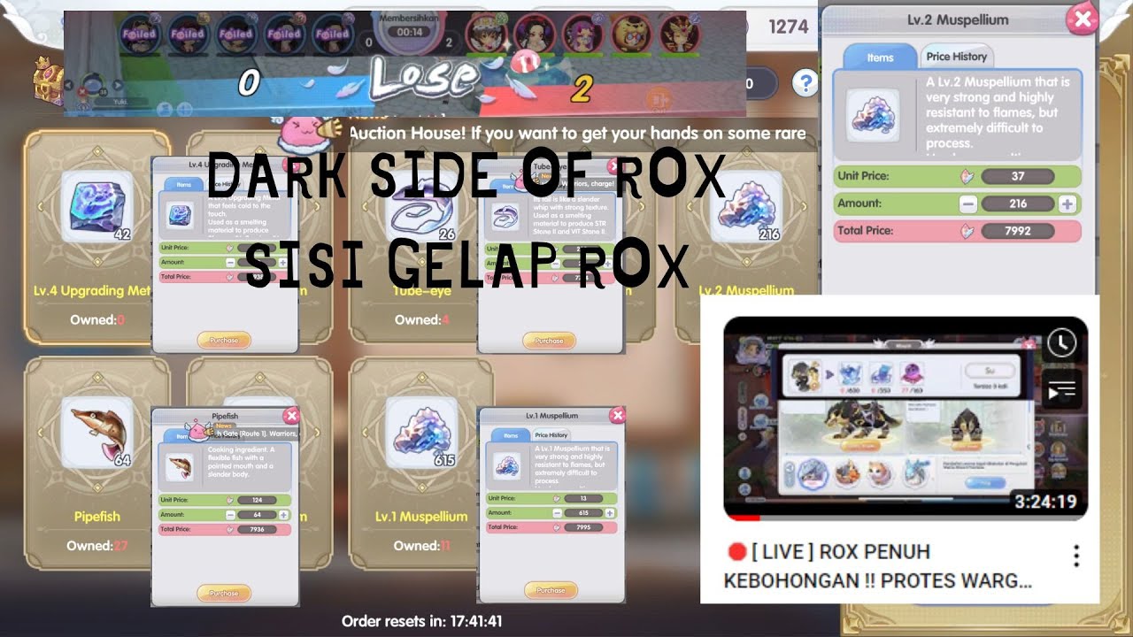 [ROX] DARK SIDE OF ROX - SISI GELAP ROX!!! GUILD PASS!!! EVENT NATAL!!! KVM!!! - YouTube