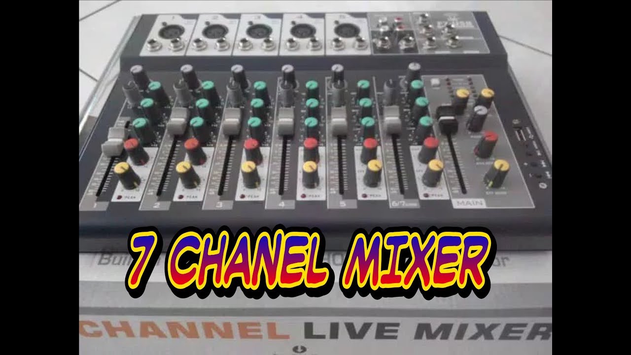 MIXER 7 Chanel Pabrikan | Unboxing - YouTube