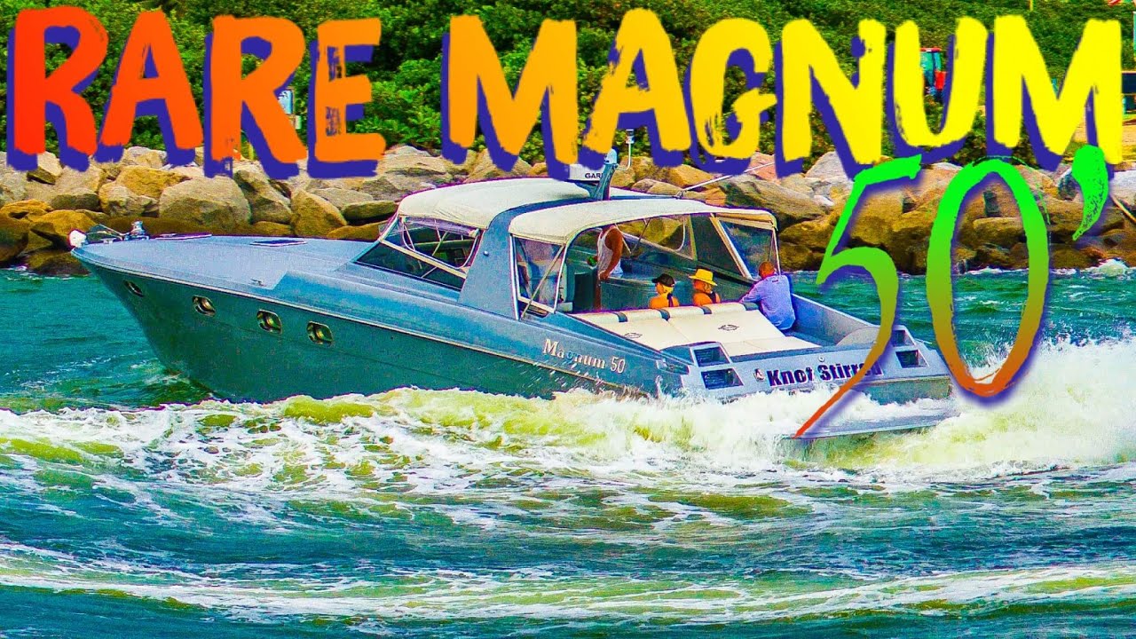 RARE MAGNUM 50 VS HAULOVER INLET! HAULOVER BOATS - YouTube