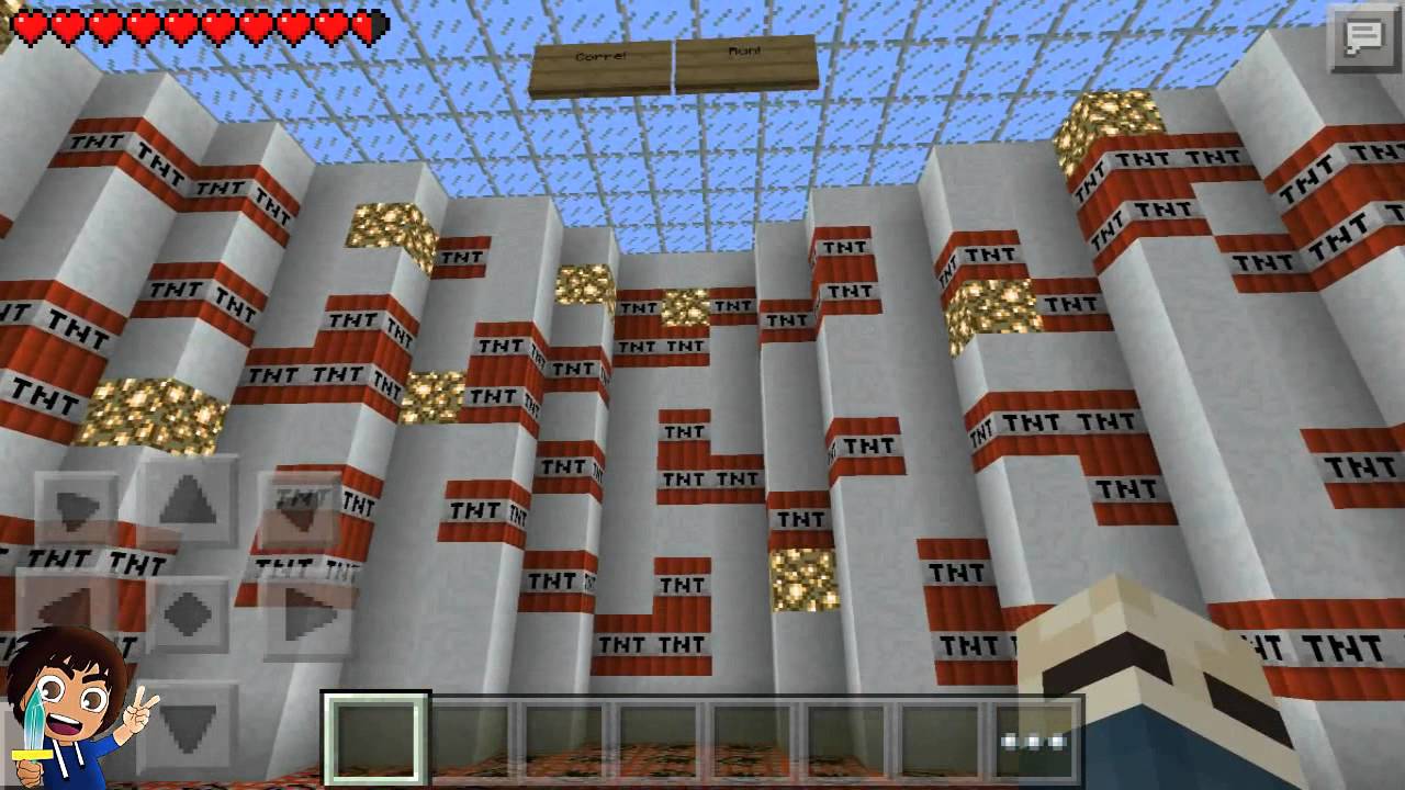 Minecraft PE: TNT RUN MOD + MAP | 0.10.5 - YouTube
