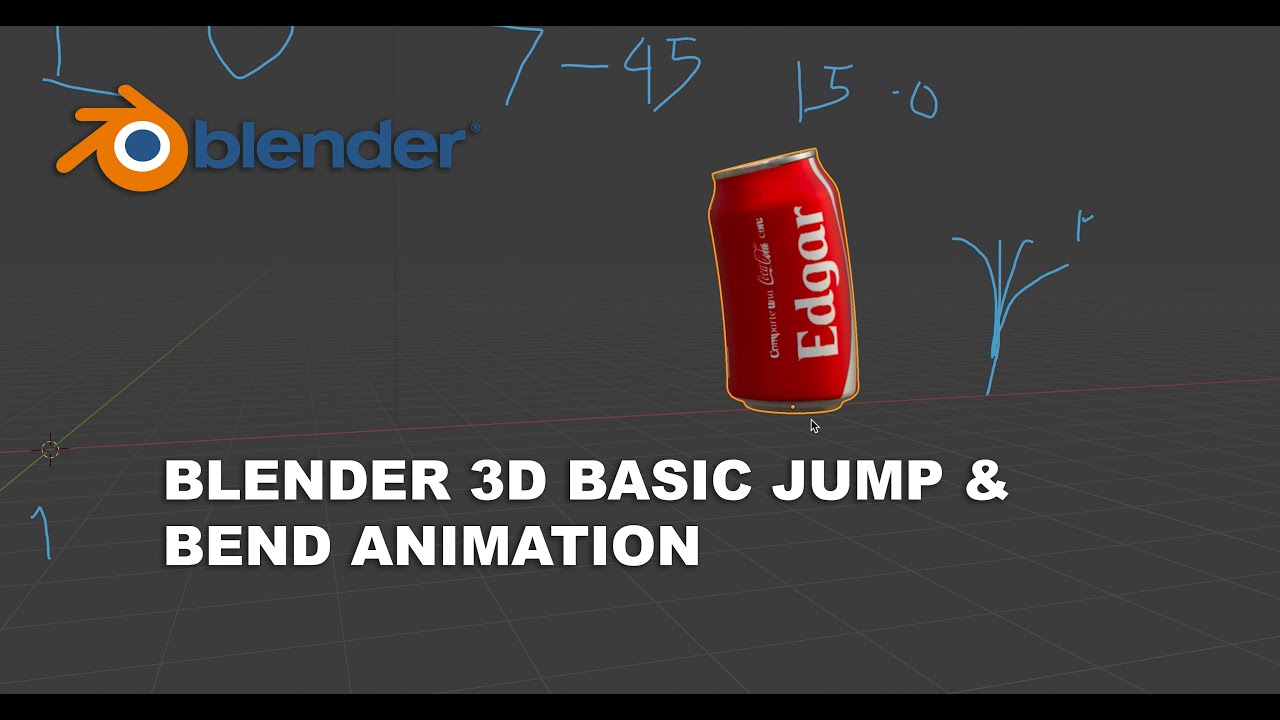 Blender 3D Basic Jump and Bend Animation - YouTube