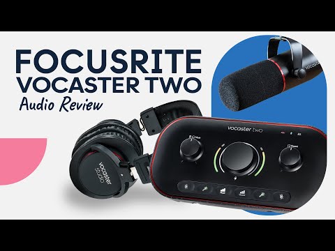 Focusrite Vocaster Two Review | Focusrite Vocaster Two Studio Bundle ...