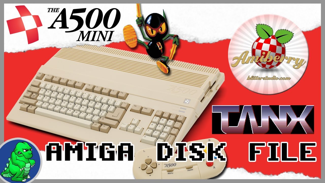 THEA500 Mini | Amiberry-Emulator-Menü | ADF [Amiga Disk File] starten ...