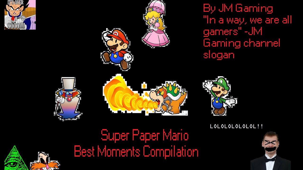 Super Paper Mario Best Moments Compilation - YouTube