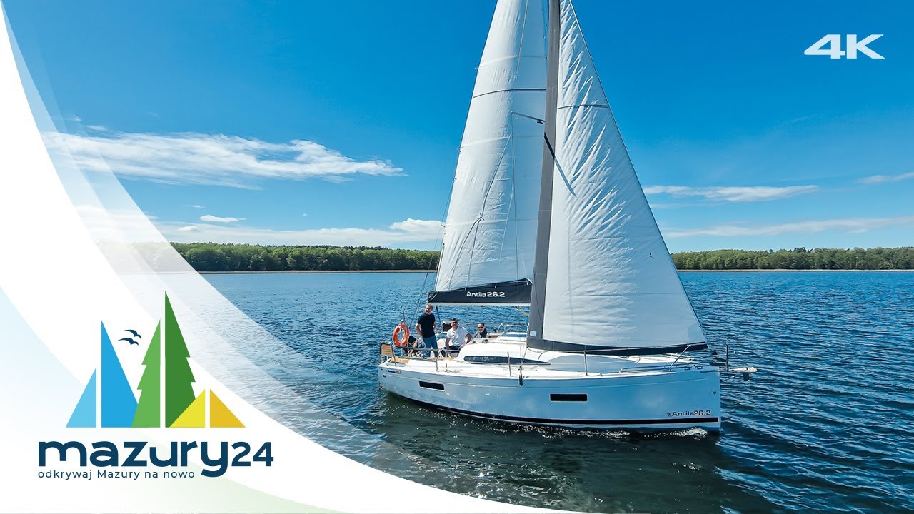 Pierwsze żeglowanie nową Antila 26.2, 4K - YouTube