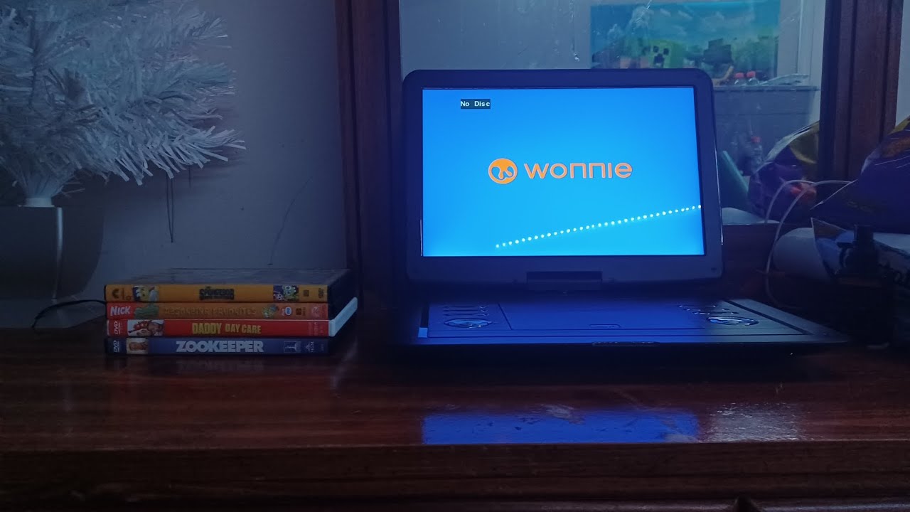 Testing My New Portable DVD Player - YouTube