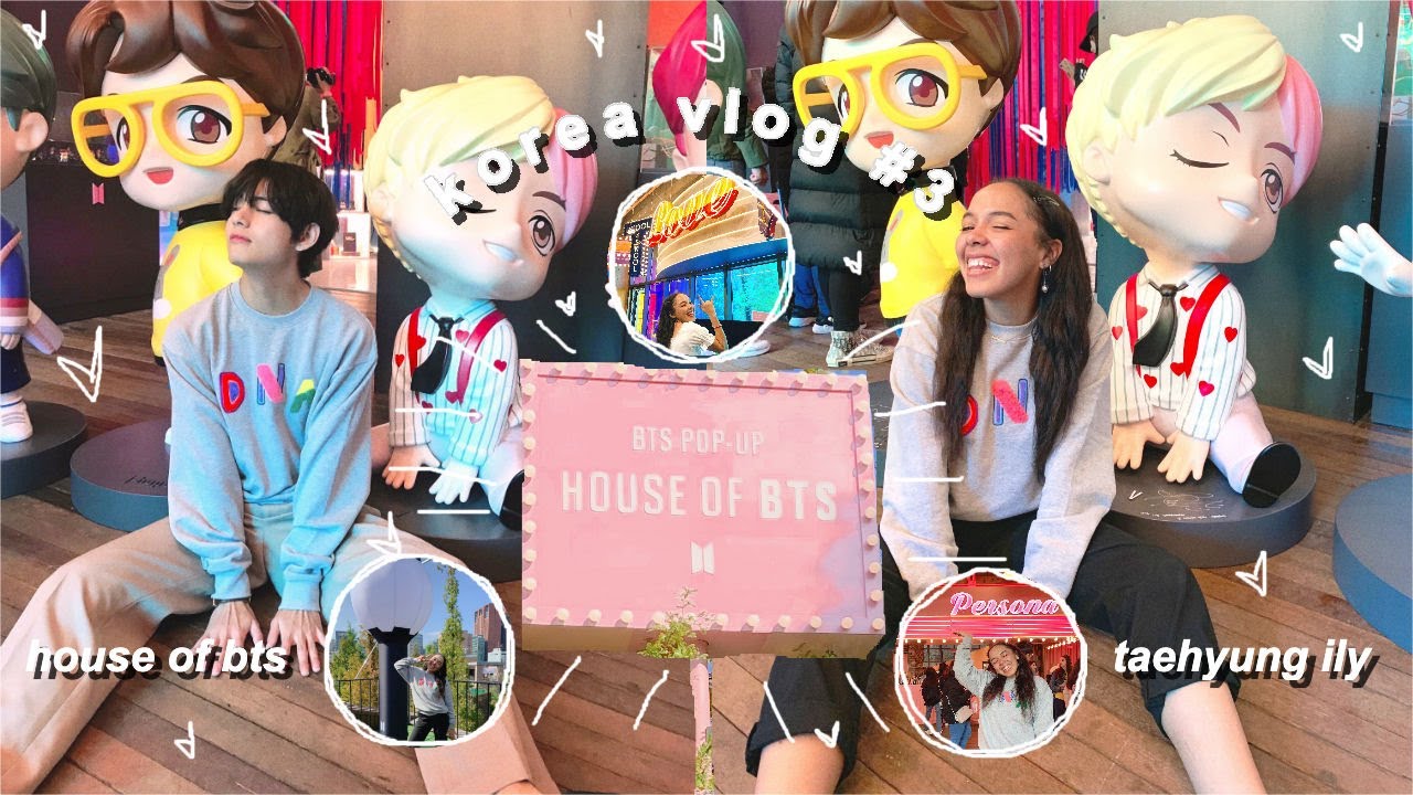 korea vlog : house of bts (방탄소년단 팝업스토어) pop-up store in seoul!! ~*WÖW ...