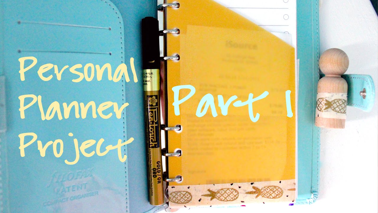 DIY Ideas for Personal Planners - Part 1 - YouTube