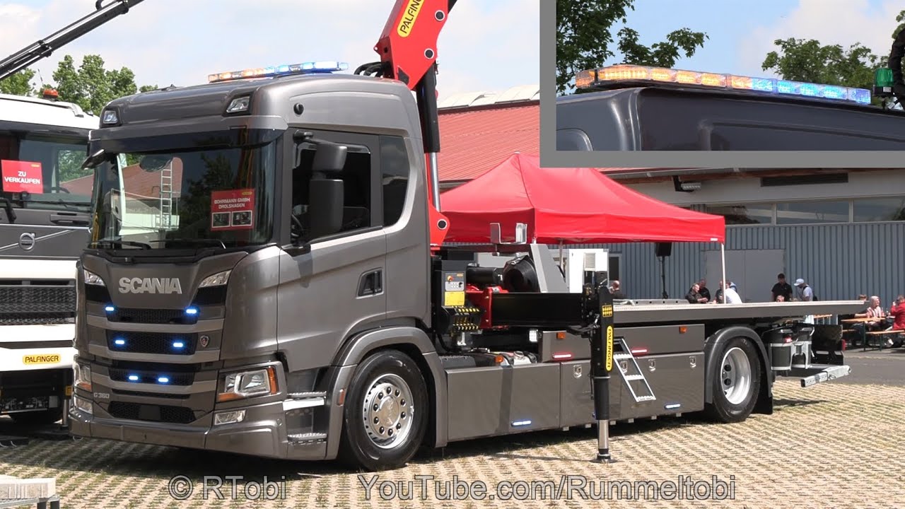 Tow Truck With Emergency Lights & Sirens - complete Whelen Core setup ...