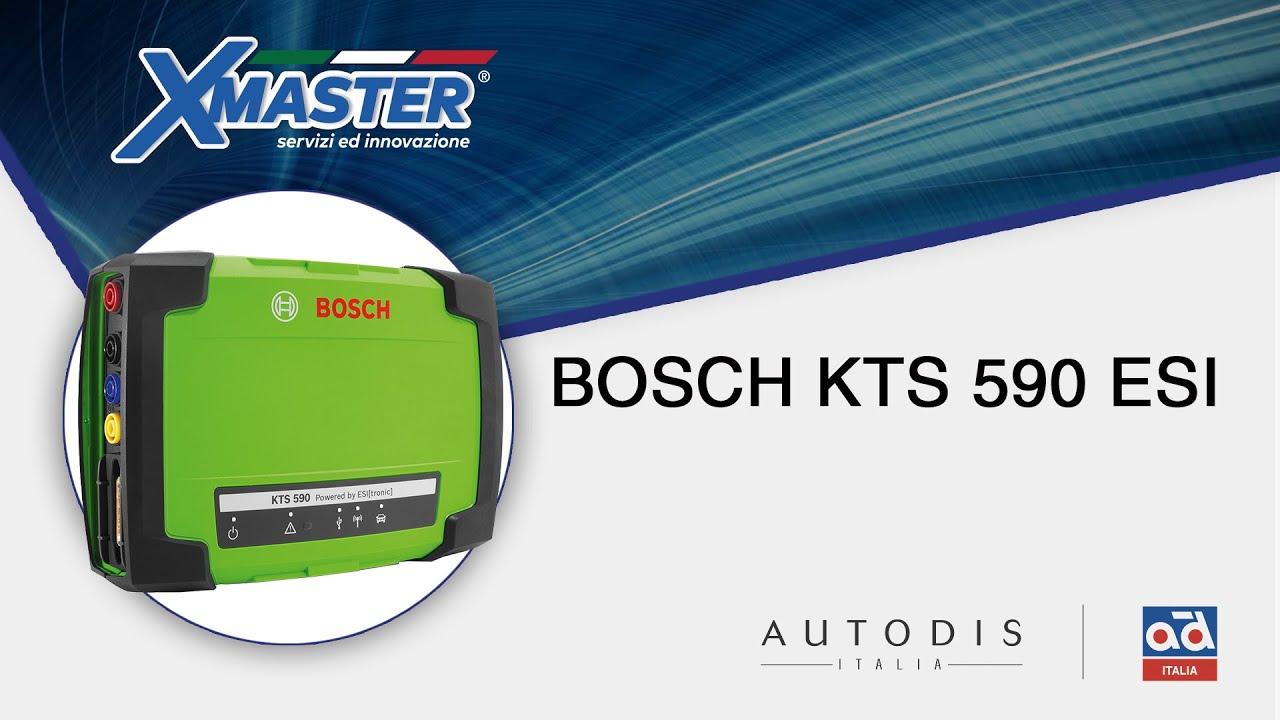 Xmaster - Bosch KTS 590 ESI - YouTube